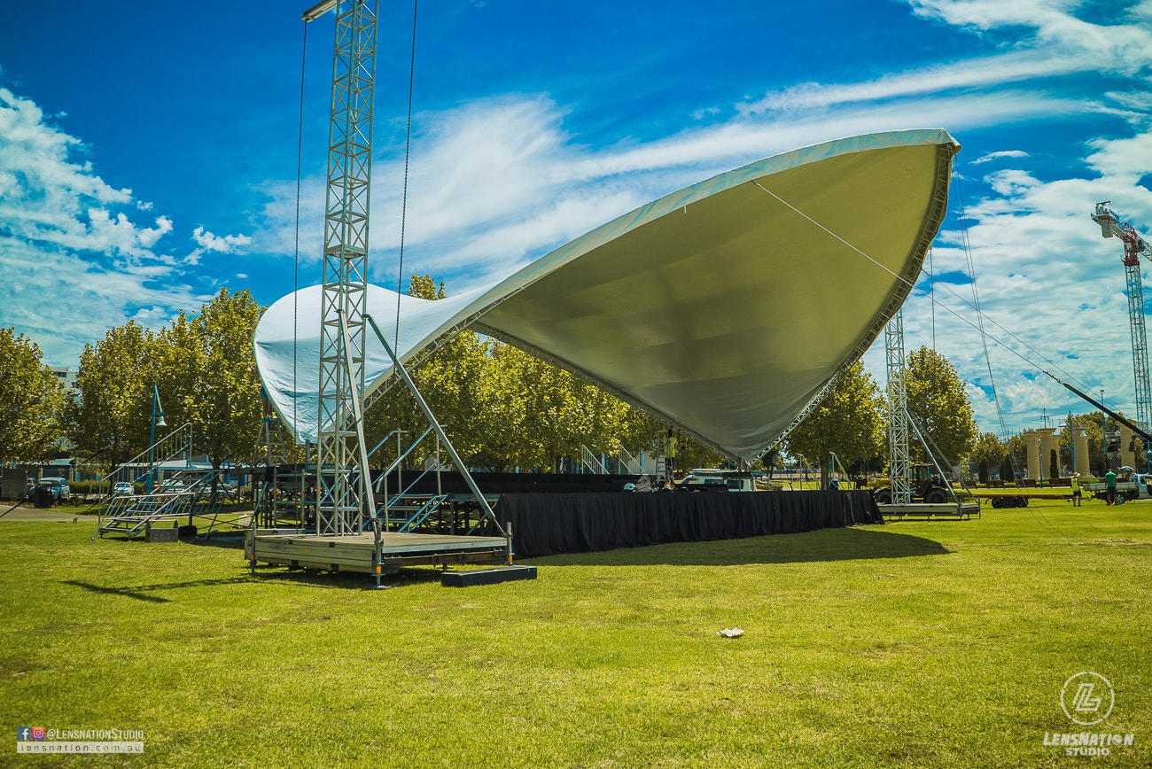 Commercial Photography - Splendid Structures Stage Shell Hire ...