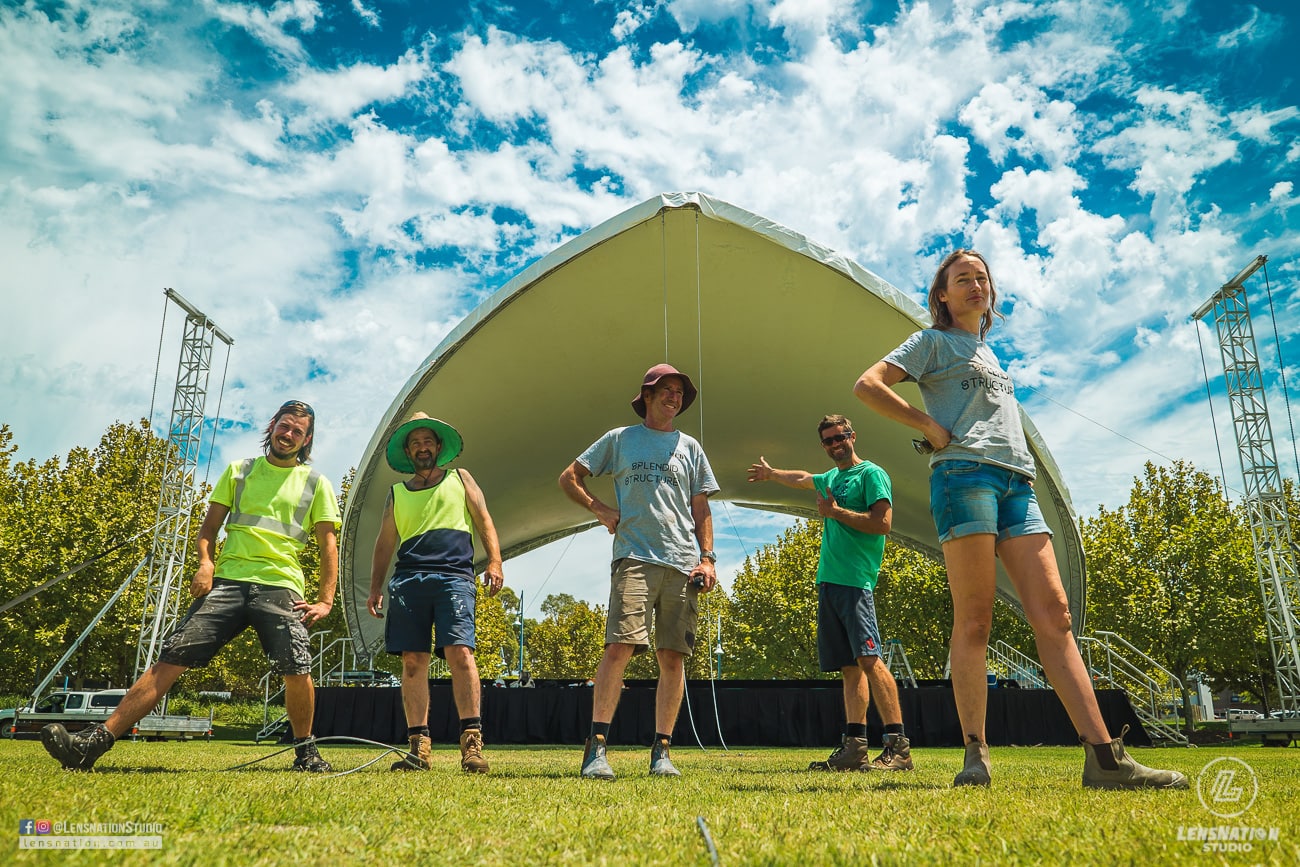 Commercial Photography - Splendid Structures Stage Shell Hire ...