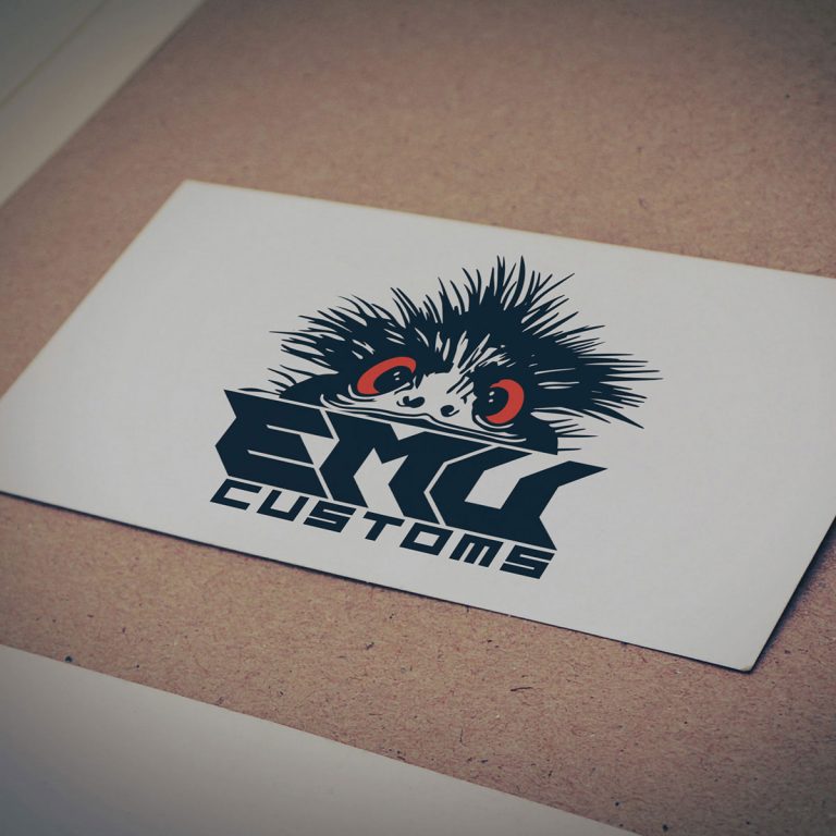 Logo Design for Emu Customs - LensNation Perth