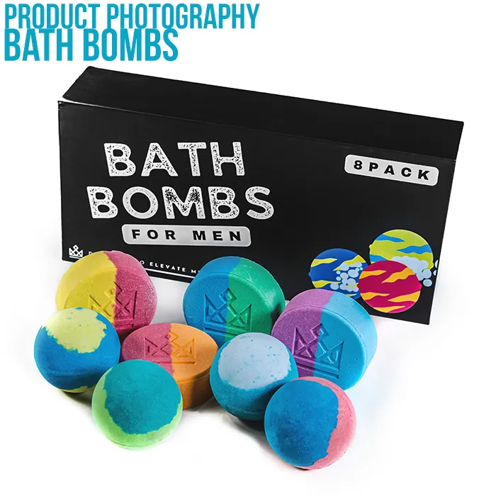 Bath Bombs Product Photography - LensNation Perth